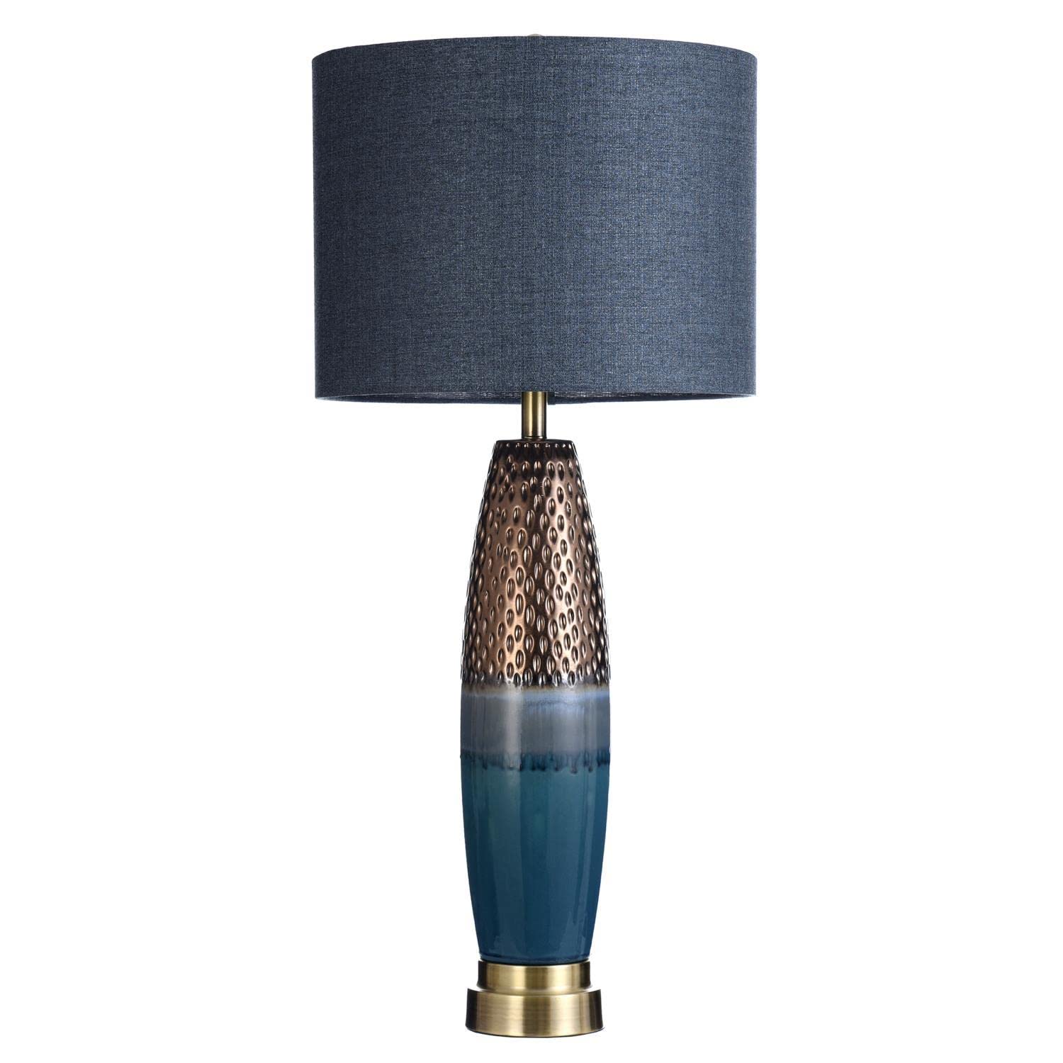 StyleCraft Home Collection Signature 37.25 Inch 150 Watt Blue and ...