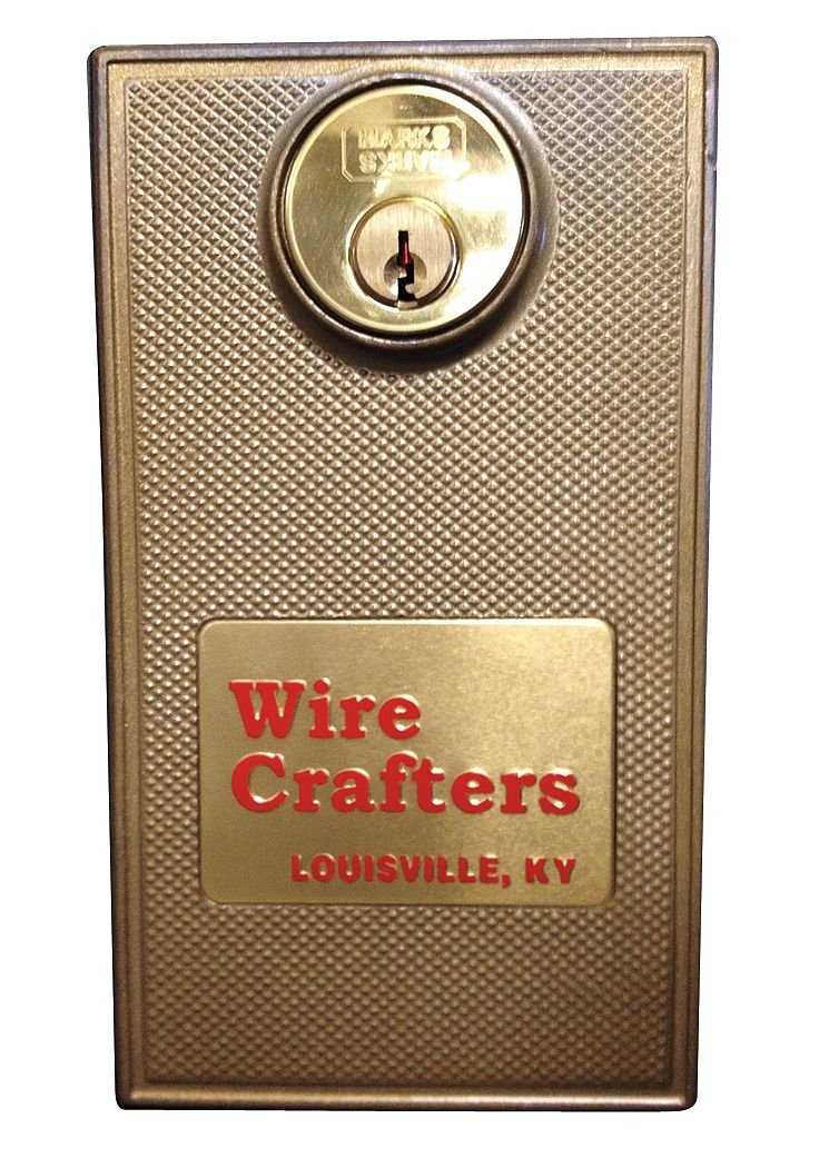 WireCrafters HDLKXKA Keyed Alike Hinged Door Cylinder Lock | Diamond ...