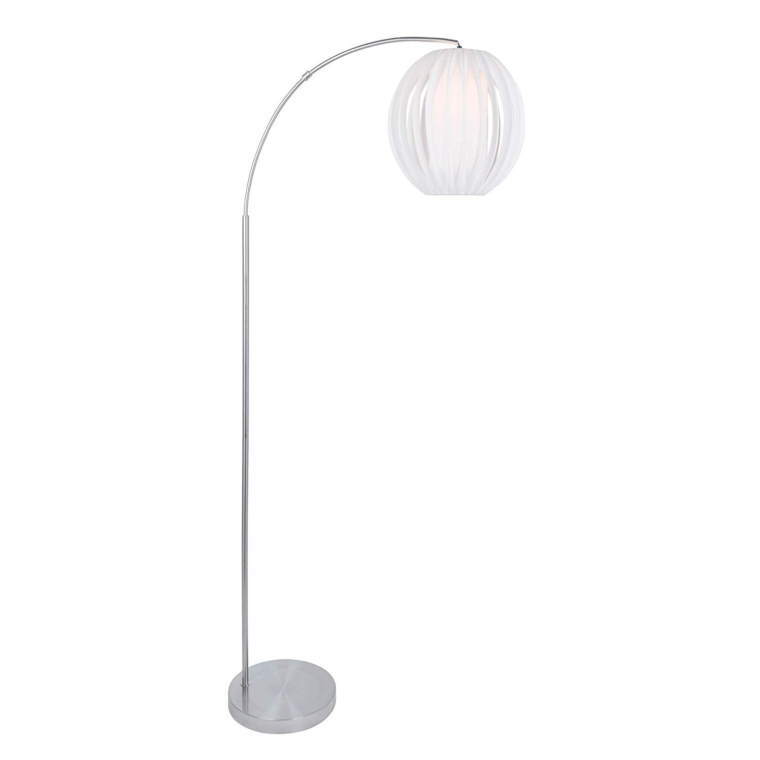 Steel Arc Floor Lamp Standing Arched Light Fixture Indoor Living Room ...