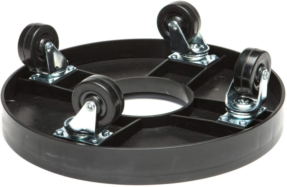 Black Plastic 12 inch Plant Dolly Hole – Diamond Home USA